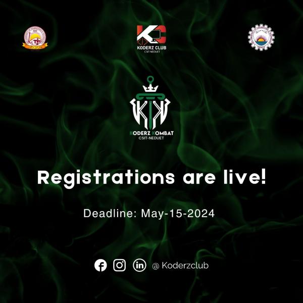 Koderz Kombat Spring 24 | NEDUET - CSIT Department